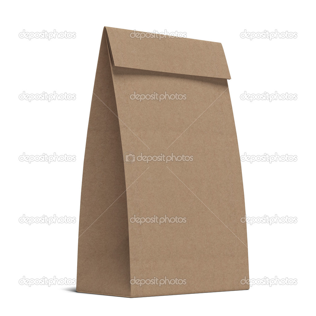 Brown paper bag Stock Photo by ©ekostsov 28284535