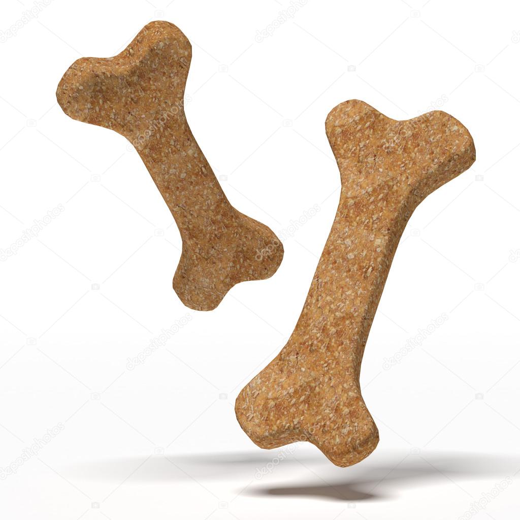 Brown Dog Bone Background