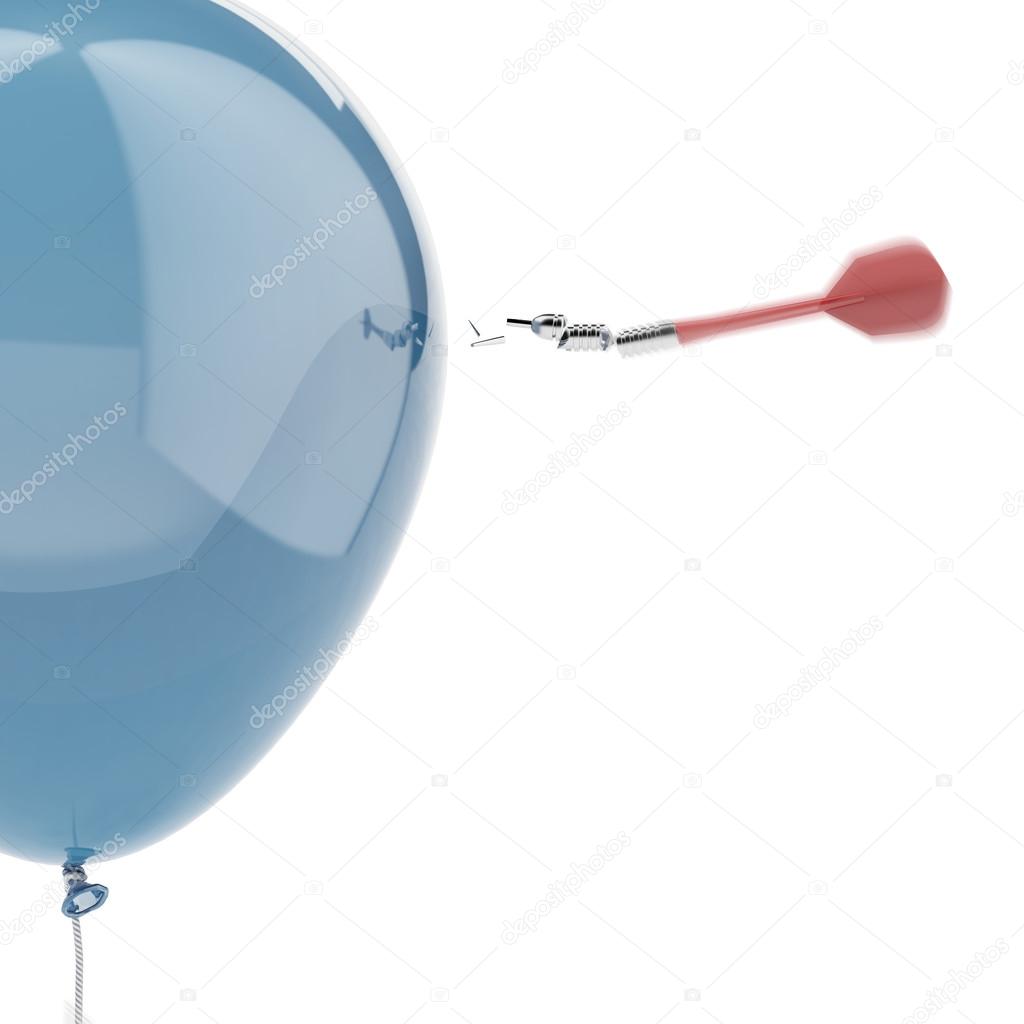 Globo fuerte con dardo roto 2024