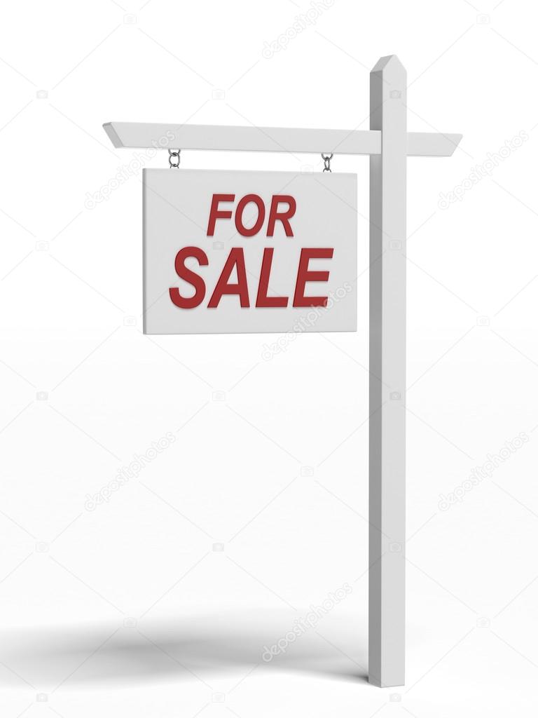 For sale sign Stock Photo by ©ekostsov 30967853
