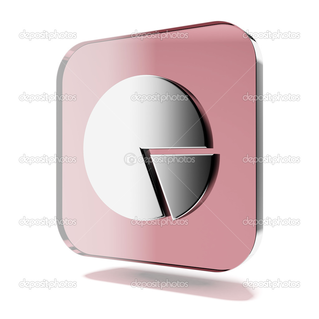 Red chart icon — Stock Photo © ekostsov #32345829