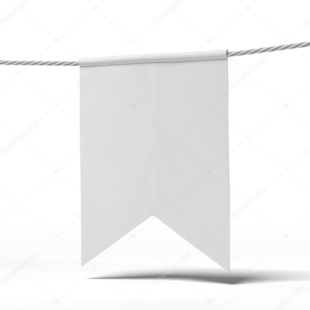 White Pennants — Stock Photo © ekostsov #32351731