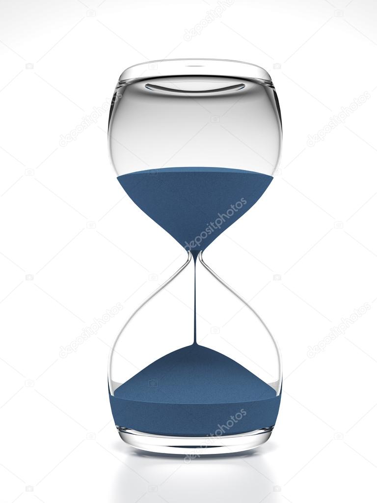 Blue Hourglass Stock Photo by ©ekostsov 34916015