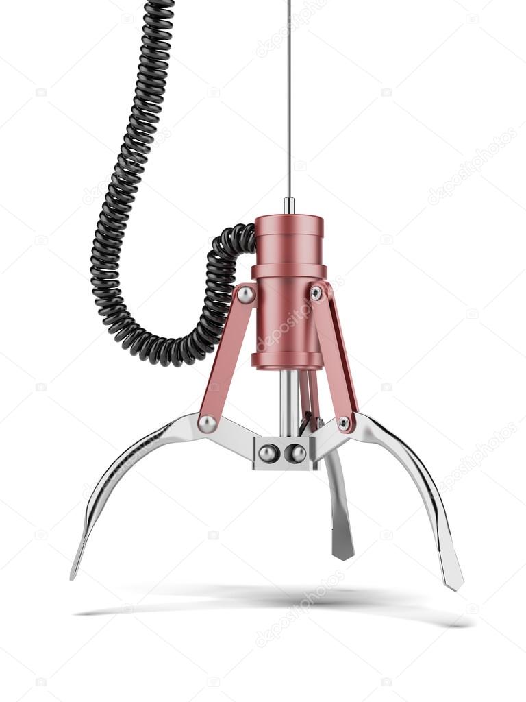 Red robotic claw — Stock Photo © ekostsov #35618399