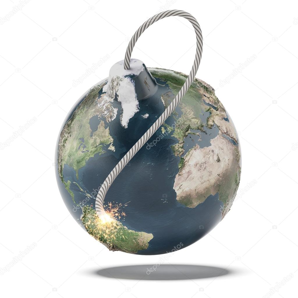 Earth bomb Stock Photo by ©ekostsov 38307607