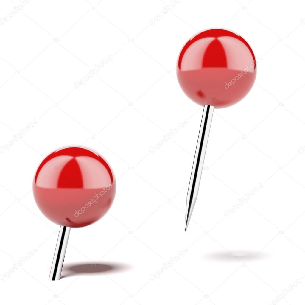 Red pin Stock Photo by ©ekostsov 41387311