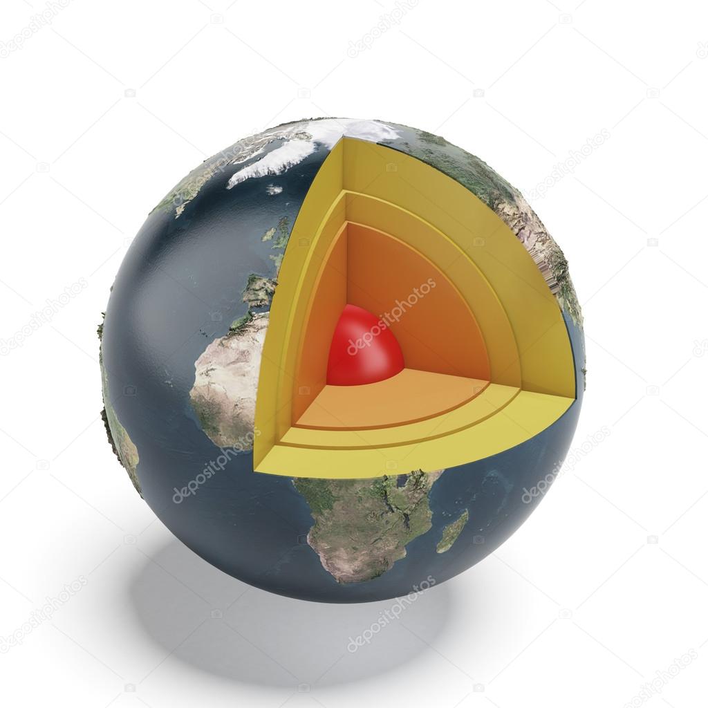 Structure of the Earth — Stock Photo © ekostsov #41388205