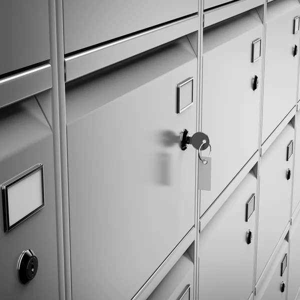 Deposit safe bank and key - Stock Image - Everypixel