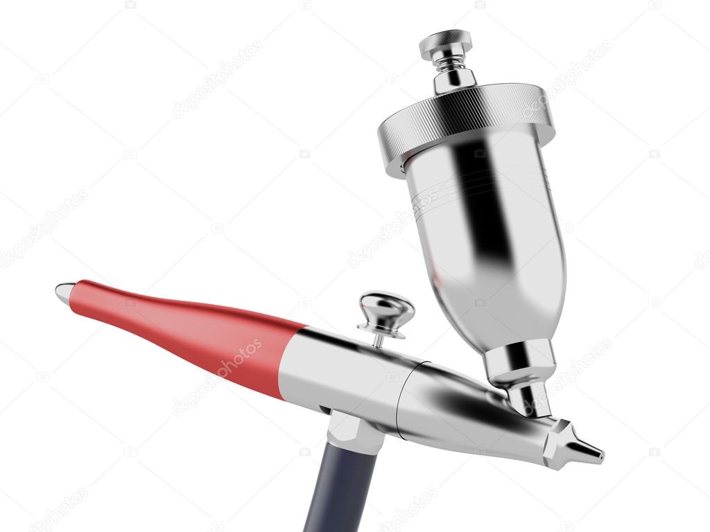 Red airbrush ⬇ Stock Photo, Image by © ekostsov #46039537