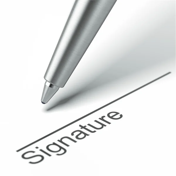 Signature X And Fountain Pen Stock Photo by ©albund 52532705