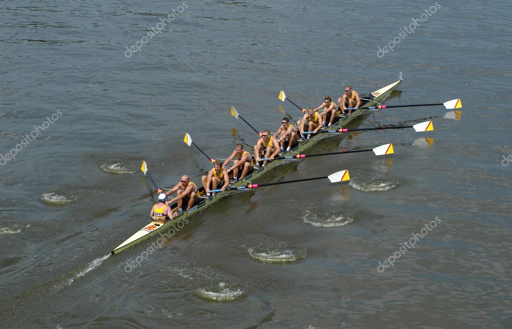 Rowing Team — Stock Photo © wrangel #13494351