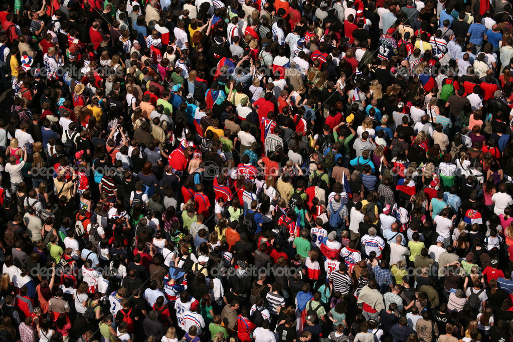 Huge Crowd — Stock Photo © wrangel #13568096