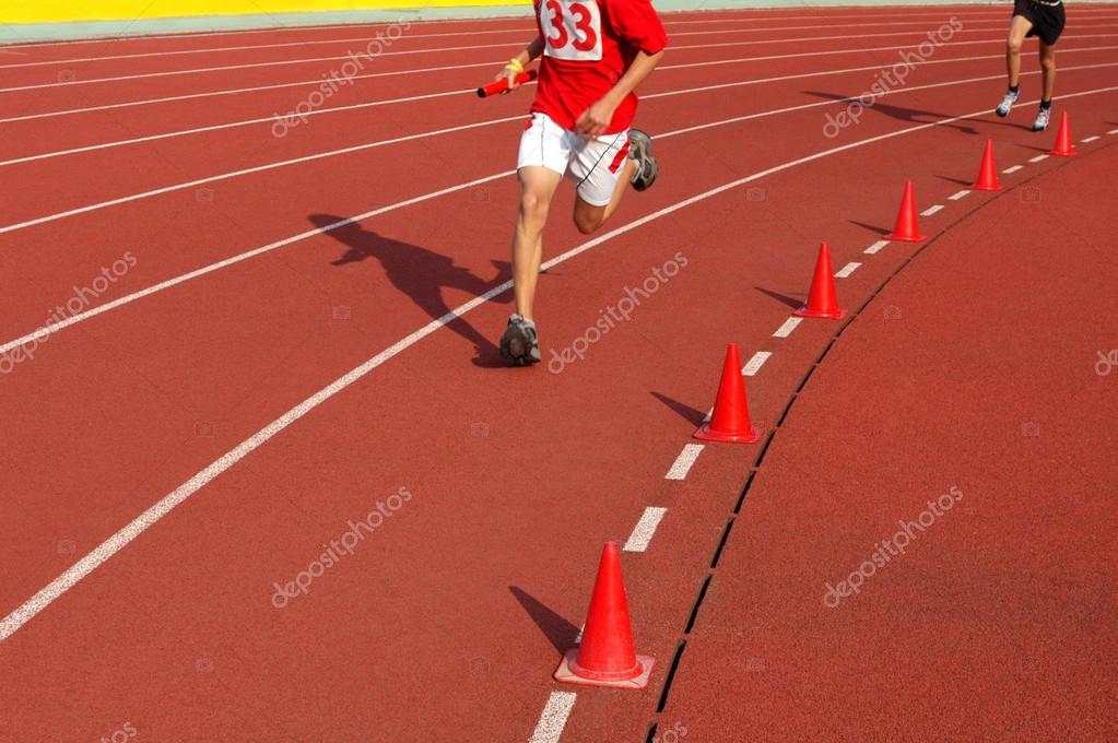 Running Athlete — Stock Photo © wrangel #13568149