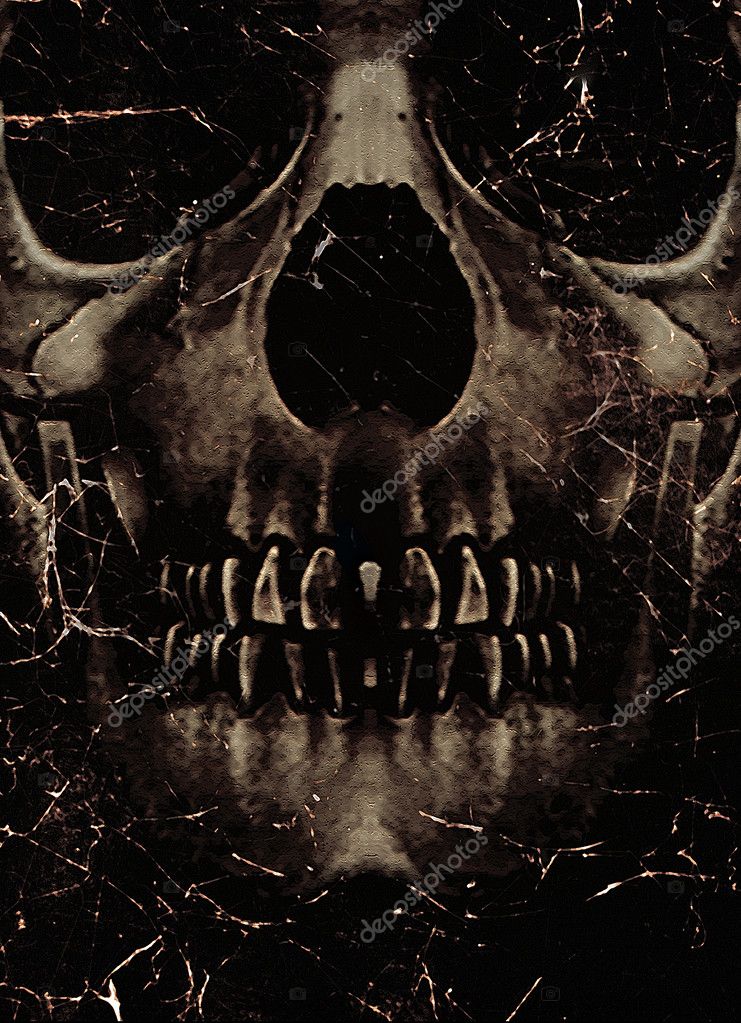 Skull Poster Background Stock Photo by ©DanFLCreativo 30811555