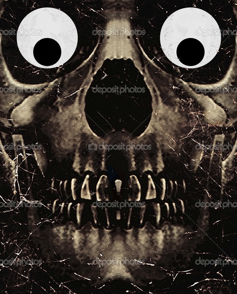 Skull Funny Expression — Stock Photo © DanFLCreativo #49033311