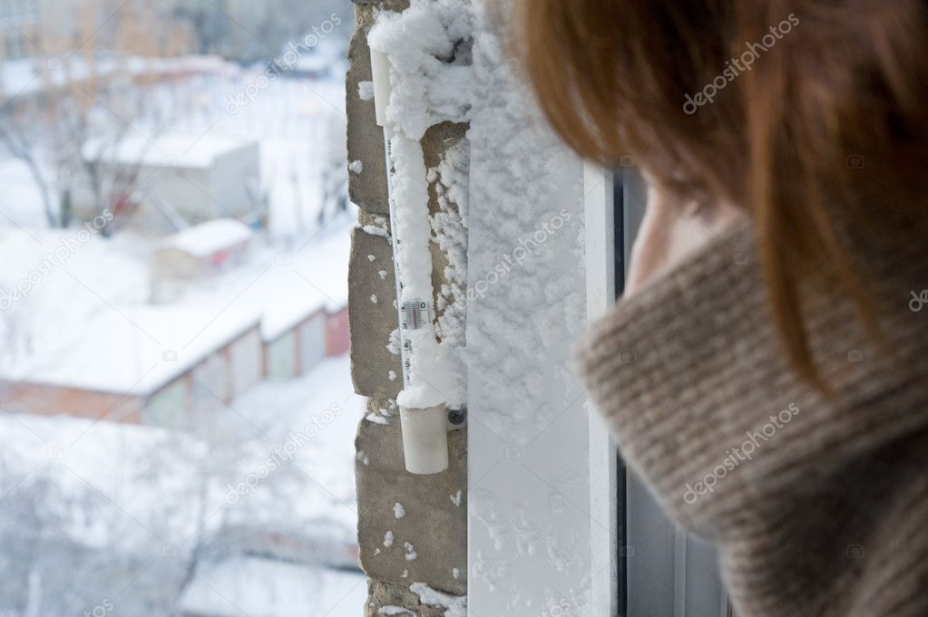 Extreme cold weather — Stock Photo © Bork #13925534