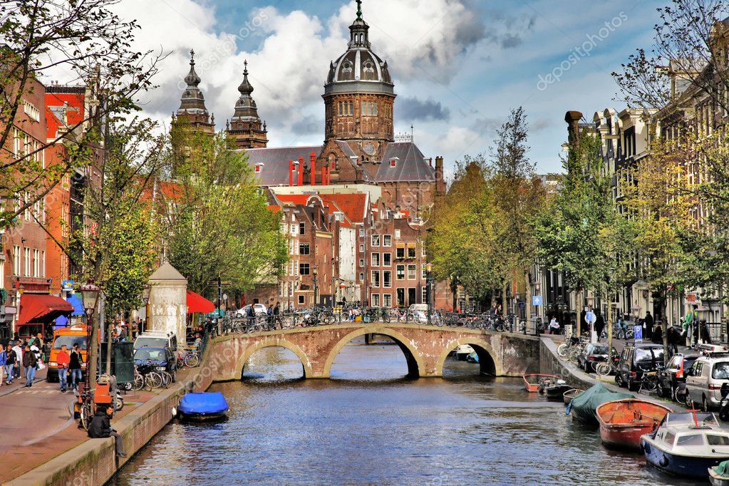 Beautiful Amsterdam canals Stock Photo by ©Maugli 12768128 Beautiful Amsterdam canals Stock Photo by ©Maugli 12768128