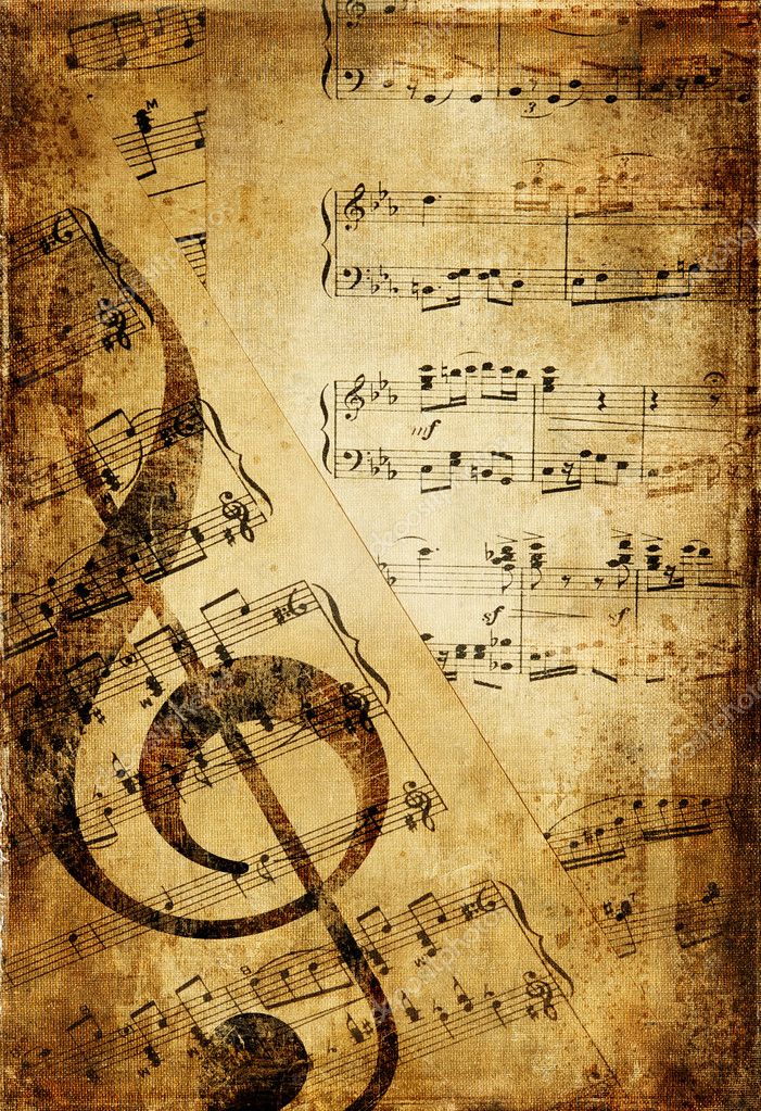 Musical background in retro style Stock Photo by ©Maugli 12798577