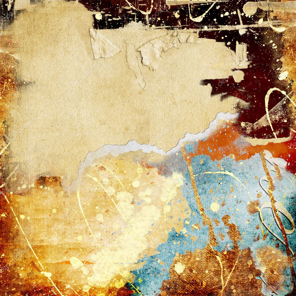 Messy tattered paper background Stock Photo by ©Maugli 12809955