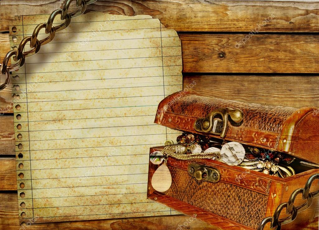 Vintage background in adventure stories style Stock Photo by ©Maugli ...