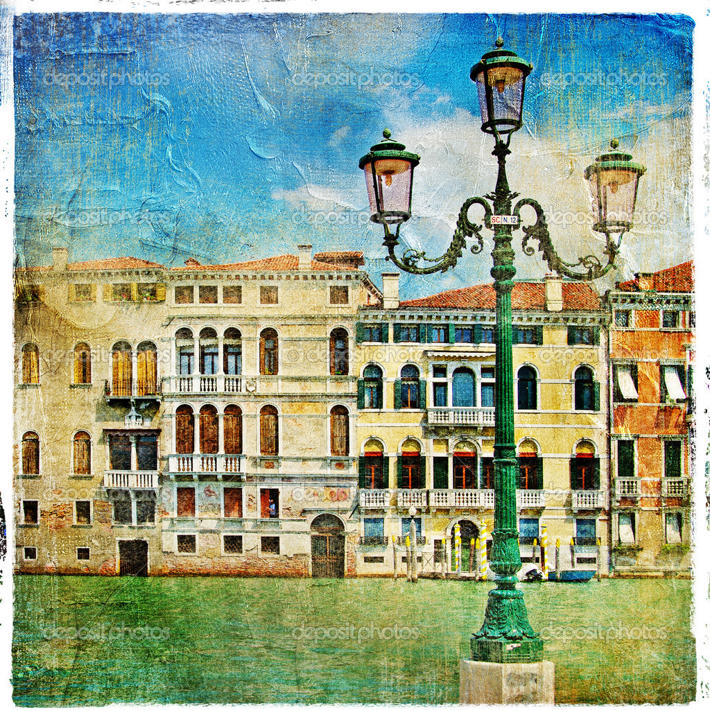 Great Italian landmarks series - Venice artistic picture Stock Photo by ...