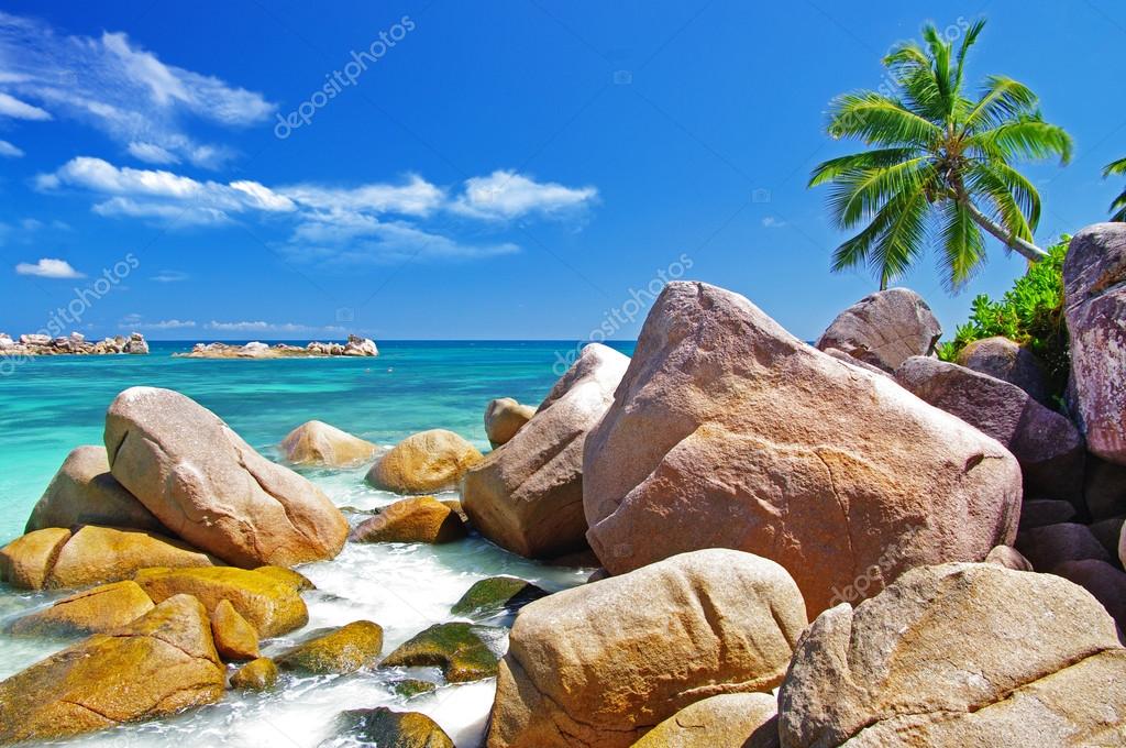 Beautiful Seychelles islands Stock Photo by ©Maugli 18670909