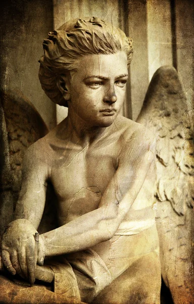 Old sad angel Stock Photo by ©Maugli 28062069