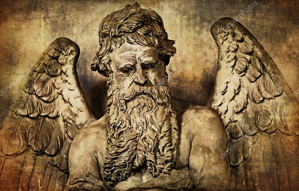 Old sad angel Stock Photo by ©Maugli 28062069