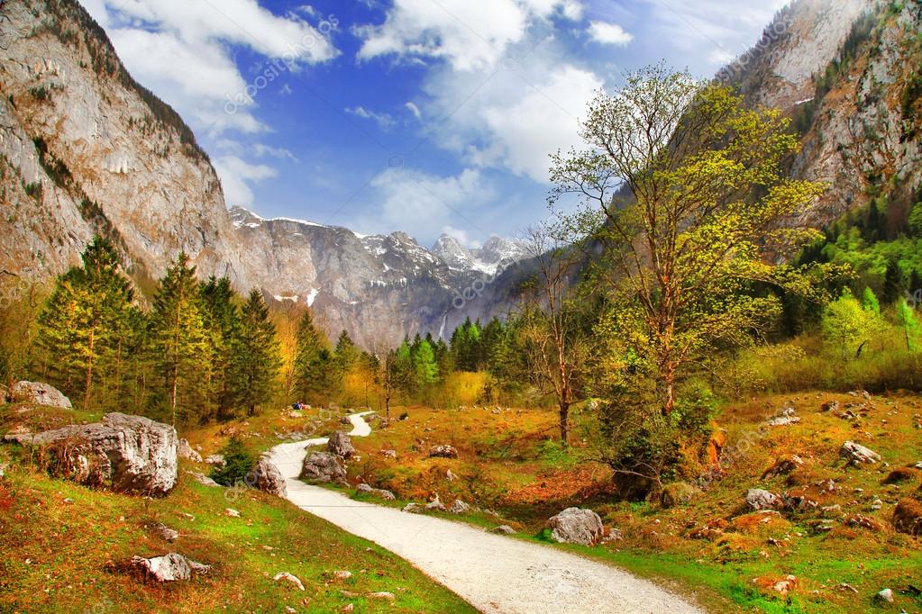 Autumn in Alps, Bavaria Stock Photo by ©Maugli 30434475