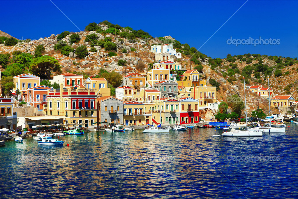 Scenic Greece -Symi island — Stock Photo © Maugli #46295663