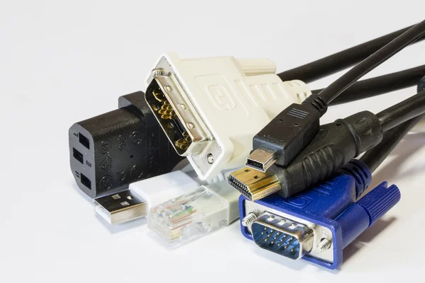 Fibre Optic Data Cable Connectors — Stock Photo © russell102 #174817584