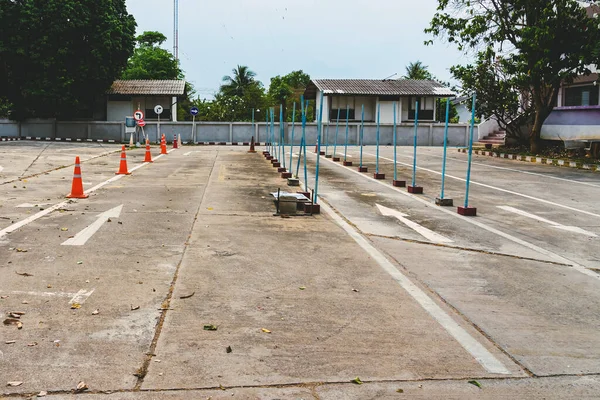 Driving test and training area with simulate test for driving license ...