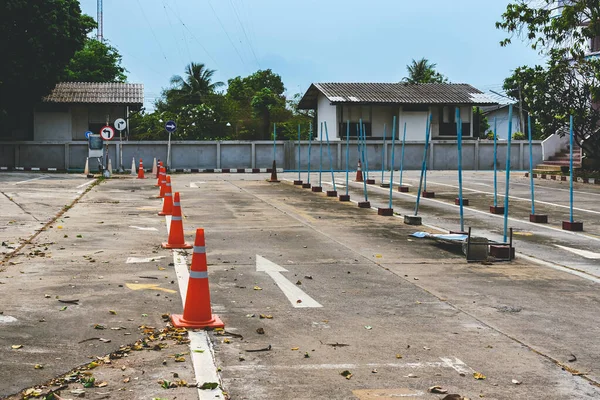 Driving test and training area with simulate test for driving license ...