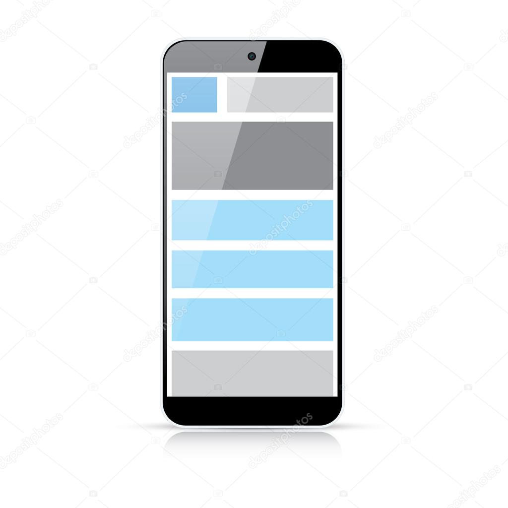 Web Coding Concept Responsive Html And Css Web Design In Smart Phone Stock Vector Image By