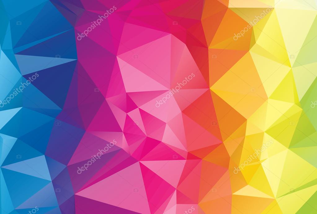 Abstract colorful diamond geometric modern vector illustration ...