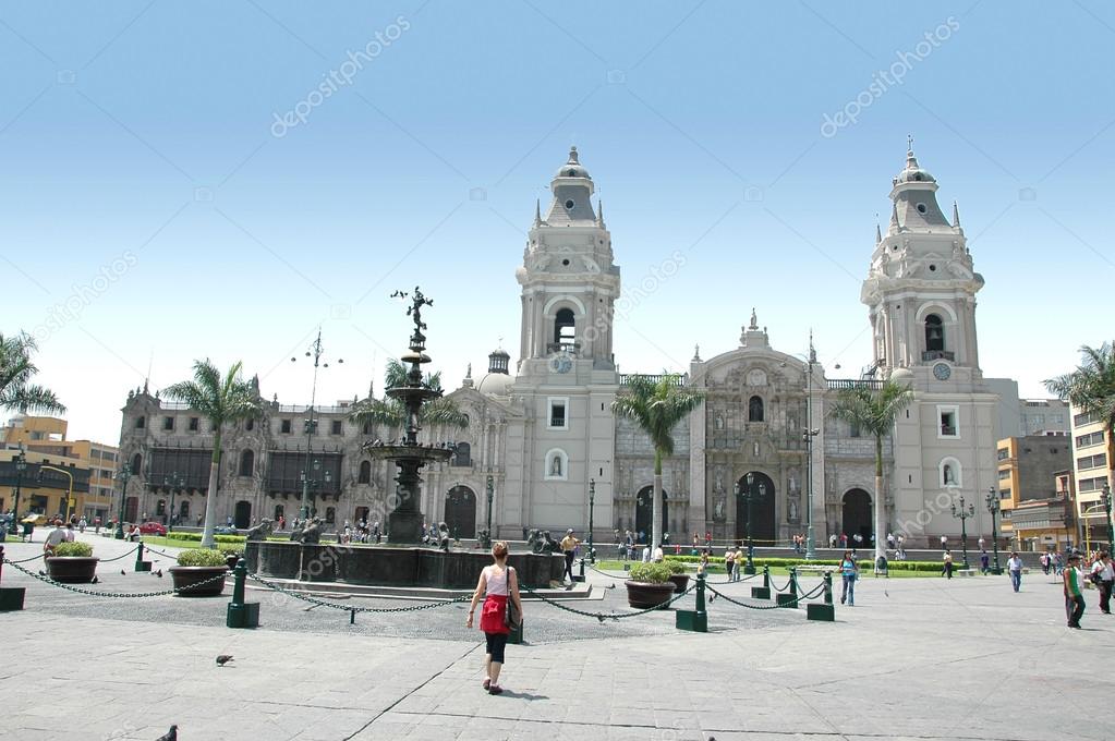 View of downtown Lima peru — Stock Photo © carlosphotos #12843338 View of downtown Lima peru — Stock Photo © carlosphotos #12843338