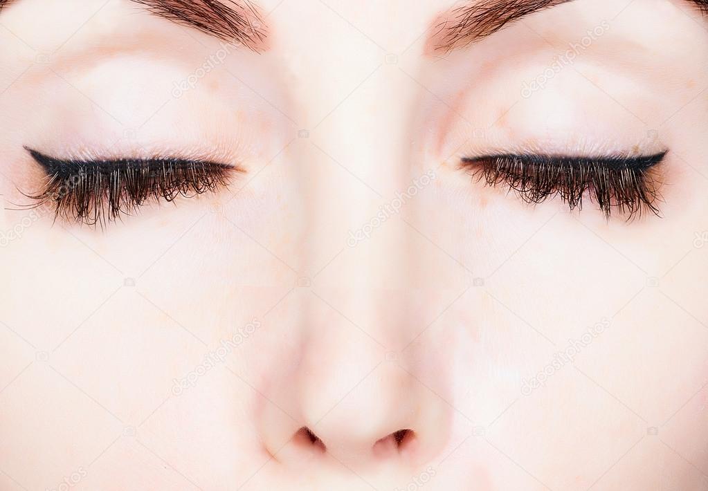 Closed eyes — Stock Photo © lilu1331 #50303967