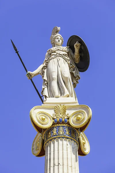 Statue of Athena at the Academy of Athens in Greece Stock Photo by ...