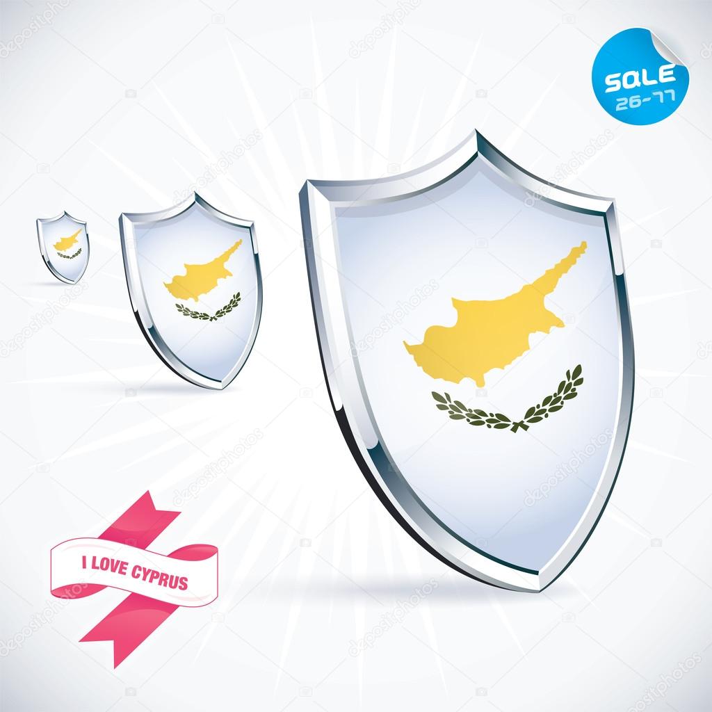 I Love Cyprus Flag Illustration, Sign, Symbol, Button, Badge, Icon ...