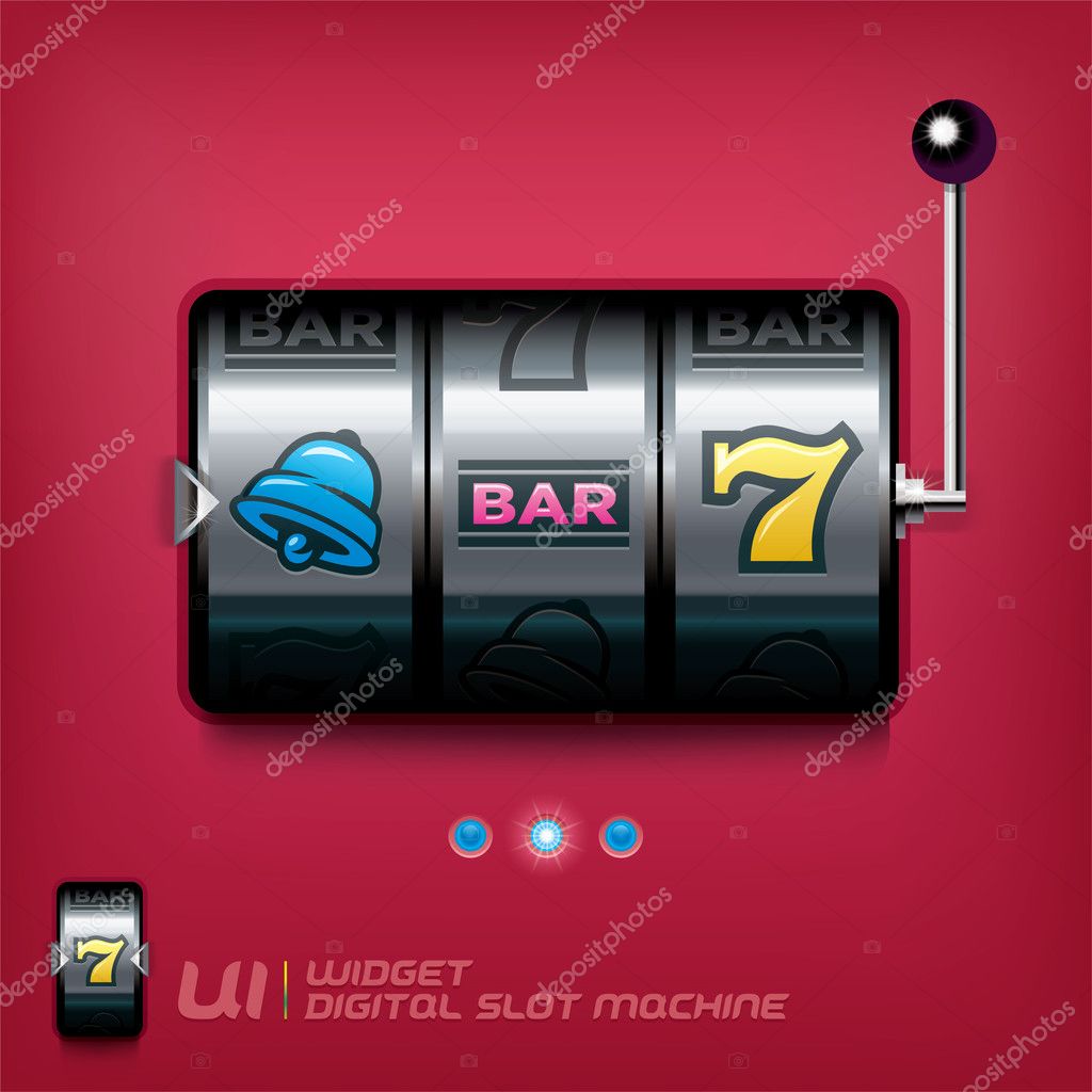Slot Machine Illustration Stock Vector Image by ©olexius #33438229