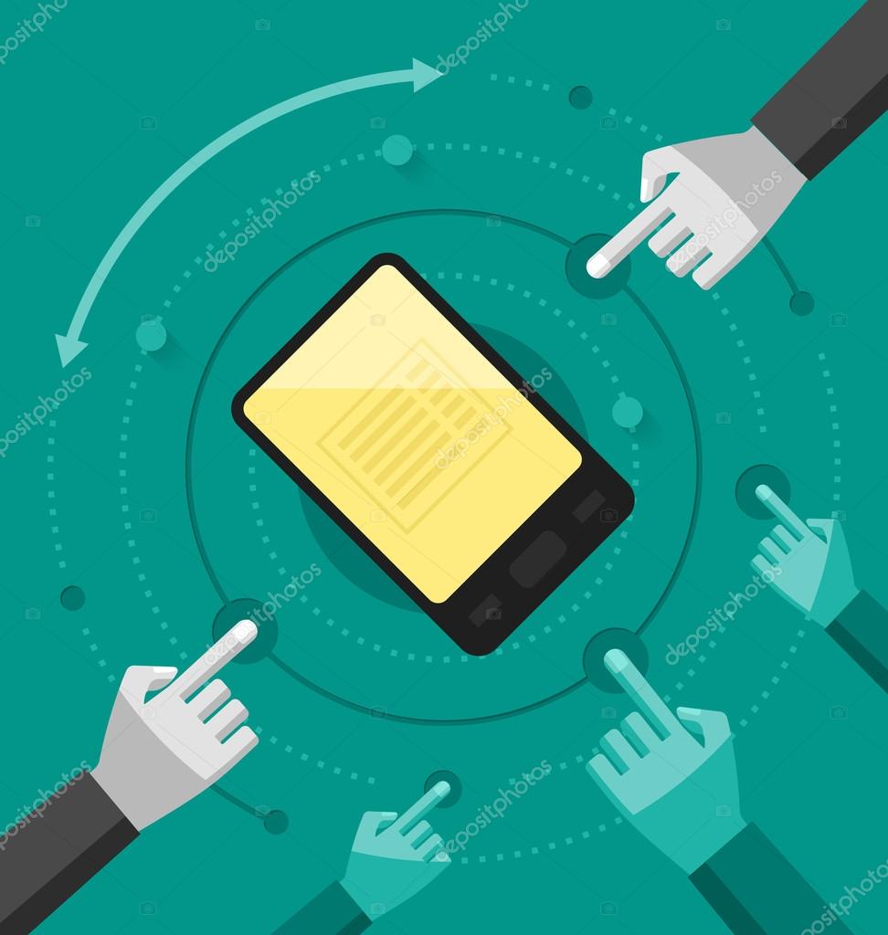 Smart Device Universe Stock Vector Image by ©koctia #46687339