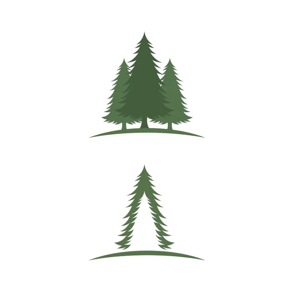 Cedar Tree Vector Icon Illustration Design Template Stock Vector by ...