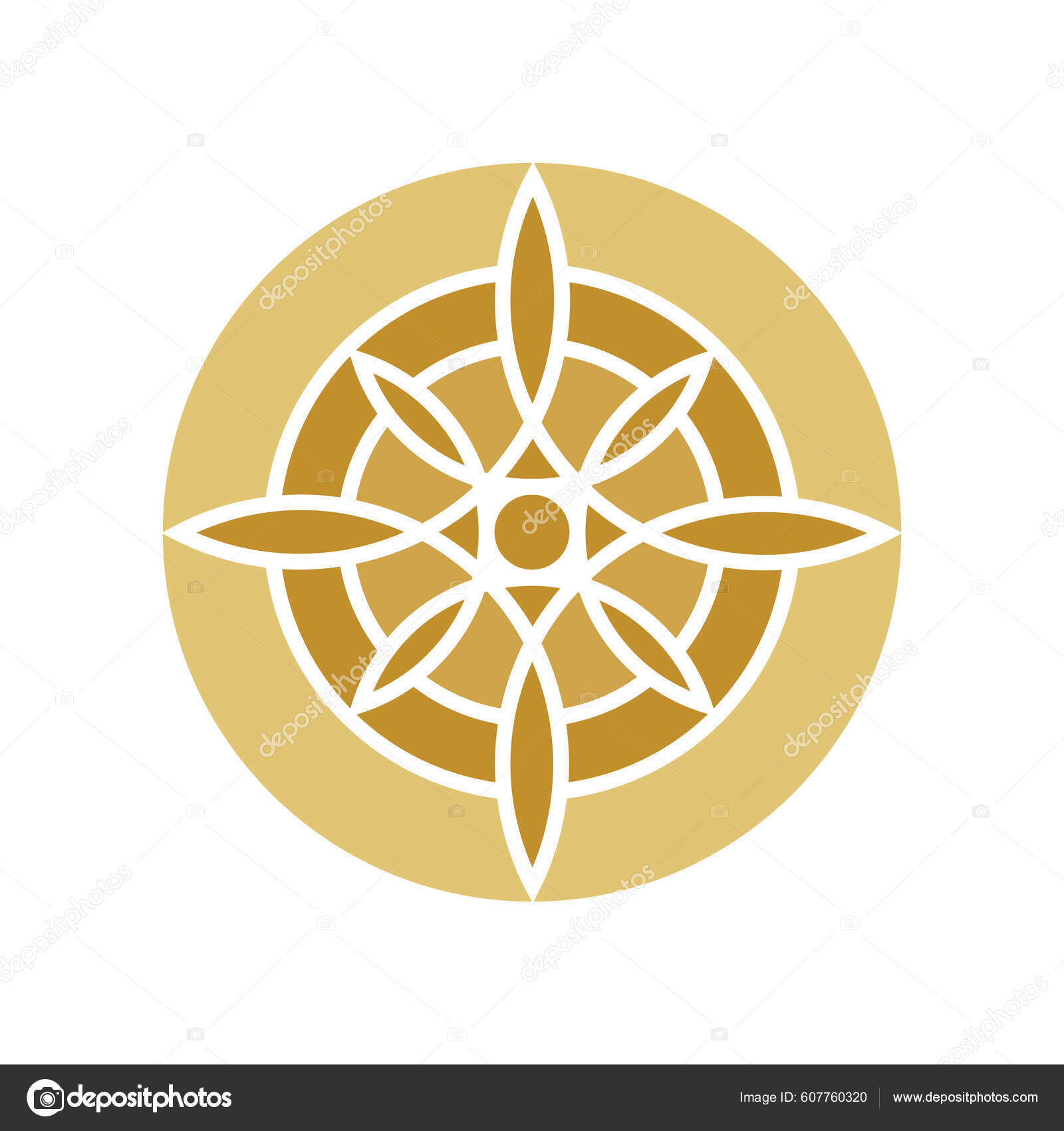 Geometric Symbols Sacred Mystic Signs Illustration Stock Vector Image ...