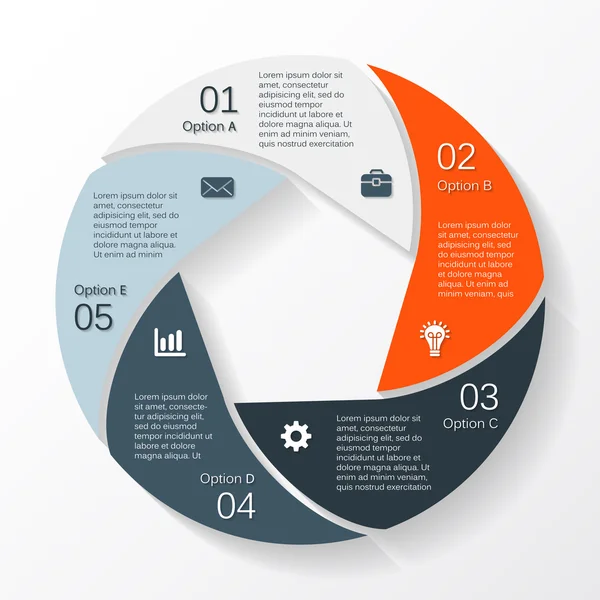 Vector circle infographic. Template for diagram, graph, presentation ...