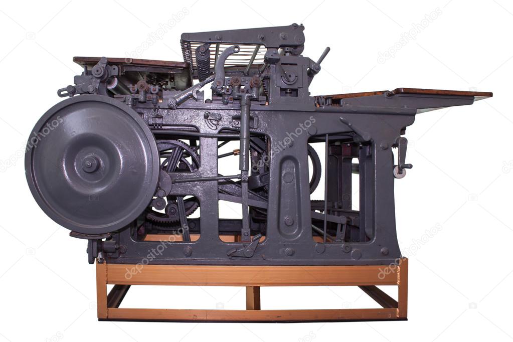 Old press machine Stock Photo by ©hadkhanong1979 27183007