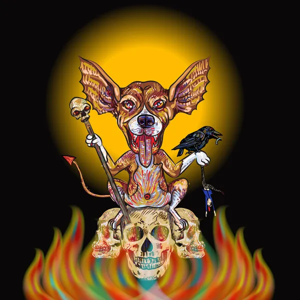 Demon dog Stock Vectors, Royalty Free Demon dog Illustrations ...