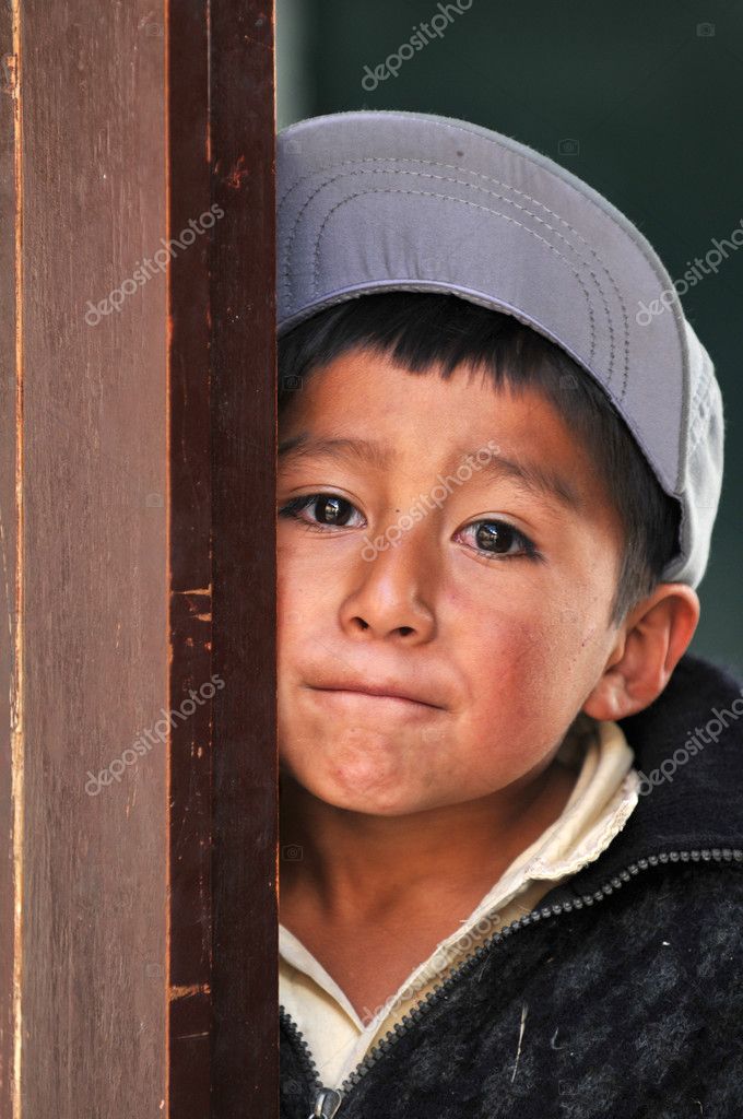 Portrait of Poor Boy – Stock Editorial Photo © ginosphotos1 #13518827