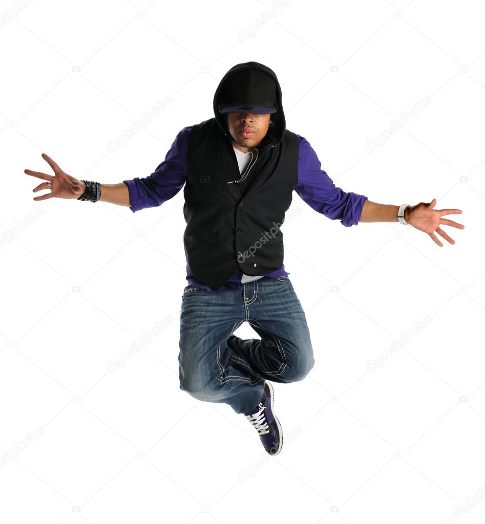 Hip Hop Man Jumping Stock Photo by ©ginosphotos1 13812133