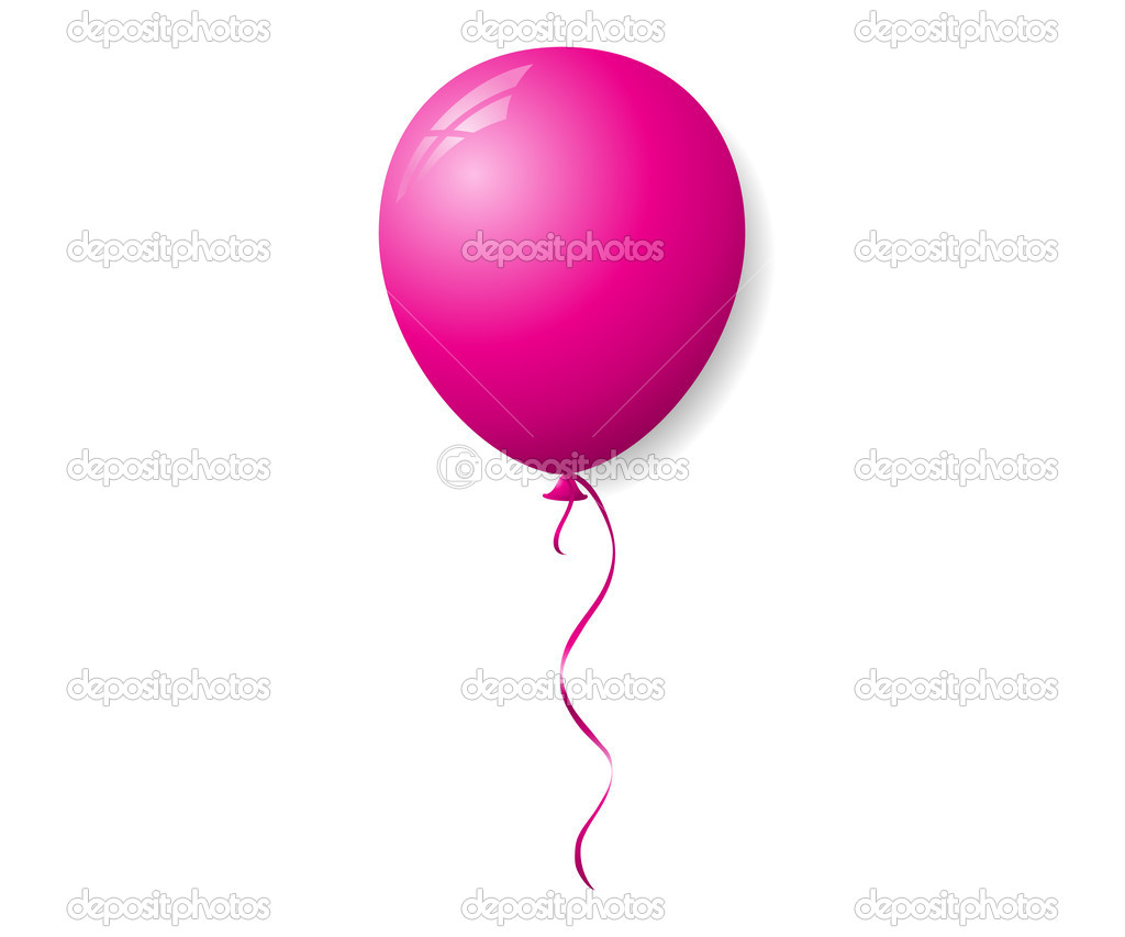 Globo rosa Vector de stock #17648283 de ©polesovsky