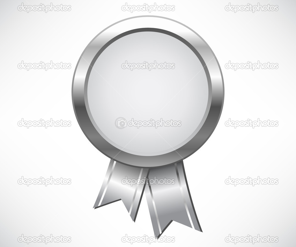 Silver medal award Stock Vector Image by ©polesovsky #45517235